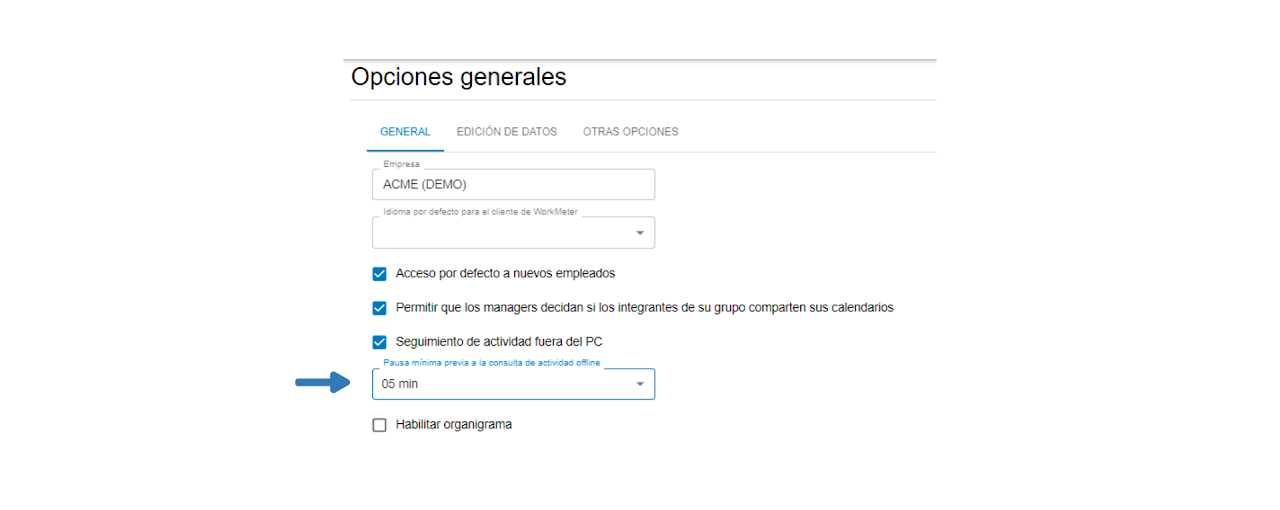 Grupos - Help Workmeter
